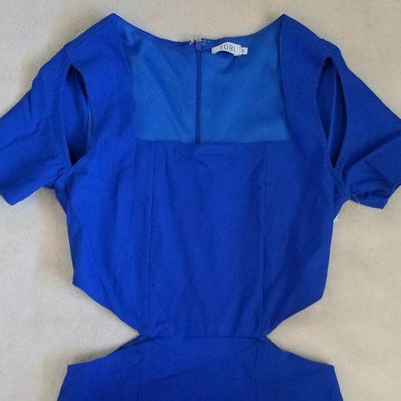 Tobi | Dresses | Nwt Tobi Blue Cut Out Bodycon Dress Small | Poshmark